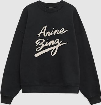 Anine Bing Sweatshirt Miles Noir