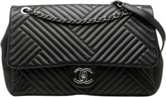 Chanel Sac bandouli&egrave;re classique doccasion - Femme - Pre-owned - Noir - Taille: ONE Size