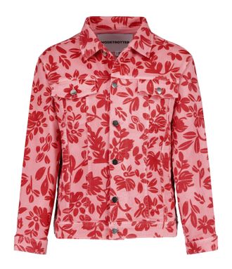 Modetrotter Veste Rom&eacute;o Fokis Coton Imprim&eacute; Rouge