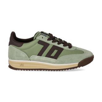 Back70 Salbeigr&uuml;ner Ledersneaker - - Shoes - Damen - Gr&uuml;n - 40 EU