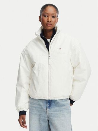 Tommy Jeans &Uuml;bergangsjacke DW0DW22908 Wei&szlig; Regular Fit