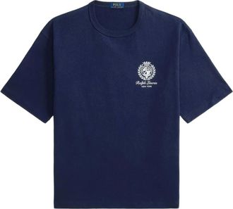Polo Ralph Lauren Homme, Tops, Bleu, Taille: S Crest Logo T-Shirt