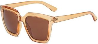 Generic Lunettes De Soleil Polaris&eacute;es For Femmes Faisant Du Shopping Dans La Rue, For Hommes Et Hommes, Style Sport Et Urbain.(Brown)