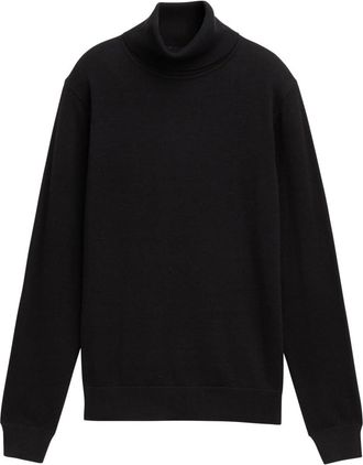 Tom Tailor Damen 1047675 Basic Rollkragenpullover, 14482-Deep Black, XXS