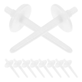 TOPBATHY Toyvian 12 St&uuml;ck Kunststoff Spulenstifte N&auml;hmaschinenzubeh&ouml;r Spulenhalter f&uuml;r Haushaltsn&auml;hmaschinen Garnrollenhalter Ersatzspulenstift f&uuml;r Saubere Fad