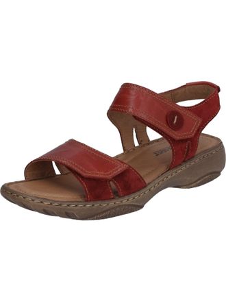 Josef Seibel Damen Riemchensandalen Debra 58, Frauen Sandalen,Weite G (Normal),bequem,Sommerschuhe,Freizeitschuhe,rot,39 EU