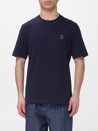Brunello Cucinelli T-Shirt BRUNELLO CUCINELLI Herren Farbe Blau