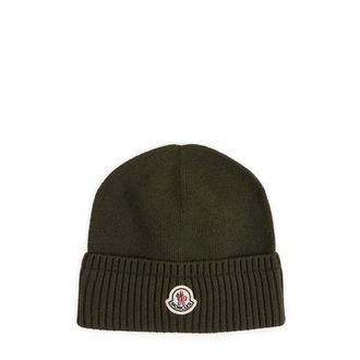 Moncler Bonnet uni en laine vierge et cachemire