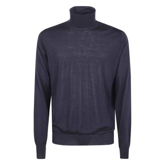 FILIPPO DE LAURENTIIS Royal Merino Rollkragenpullover - - Knitwear - Herren - Blau - 5XL