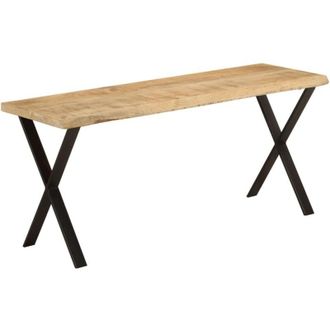 vidaXL Bank Baumkante 105 cm Massivholz Mango Vidaxl