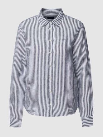 GANT Hemdbluse aus reinem Leinen mit Streifenmuster