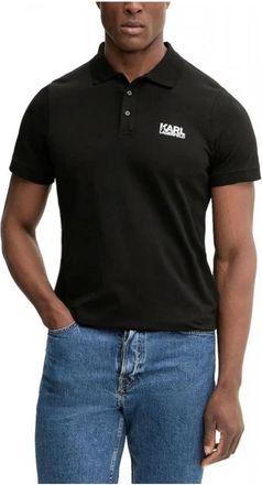 Karl Lagerfeld Homme, Tops, Noir, Taille: XL Polo