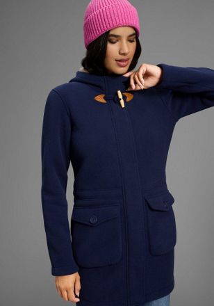 Polarino Fleecejacke Fleece Jacke, innen mit Sherpa Fleece, Teddy Fell Imitat