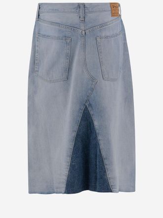 Polo Ralph Lauren Womens Cotton Denim Skirt