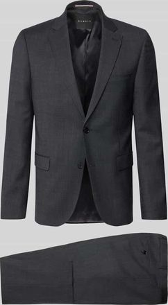 Bugatti Regular Fit Anzug mit 2-Knopf-Sakko