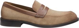 HUGO BOSS Homme, Chaussures, Beige, Taille: 42 EU Noel Mocc Penny Loafer