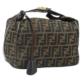 Fendi Pre-owned Canvas Mini Bag - - Pre-owned - Damen - Braun - ONE SIZE