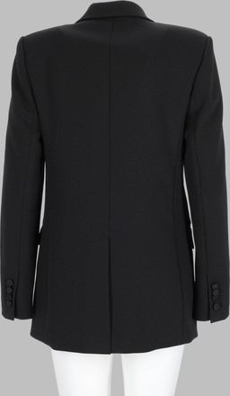 Michael Michael Kors Feather-Trim Blazer - Black