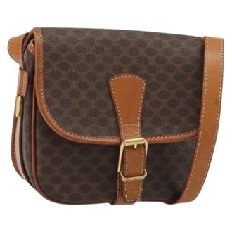Celine Sac bandouli&egrave;re vintage doccasion - Femme - Pre-owned - Brun - Taille: ONE Size