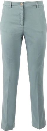 BRIGLIA 1949 Femme, Pantalons, Bleu, Taille: 36 FR Chinos Coupe Droite