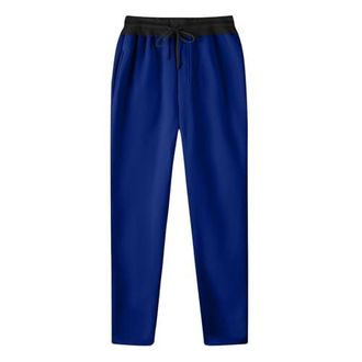 Generic Pantalon de jogging pour homme avec taille &eacute;lastique ouverte en bas, pantalon de jogging baggy en polaire, coupe ample, pantalon de loisirs, pantalon 
