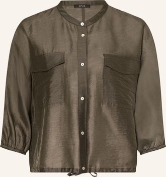 OPUS Bluse Funuk Mit 3/4-Arm gruen