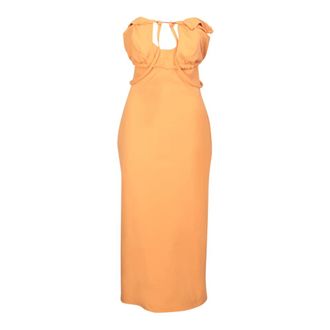 Jacquemus Femme, Robes, Orange, Taille: 34 FR V&ecirc;tements Femme Robe Orange Pe23