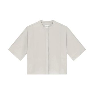 Loulou Studio Damen, Blusen & Hemden, Beige, SGr&ouml;&szlig;e