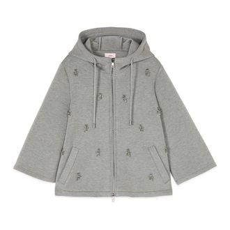 Oltre Damen, Sweatshirts & Hoodies, Grau, MGr&ouml;&szlig;e