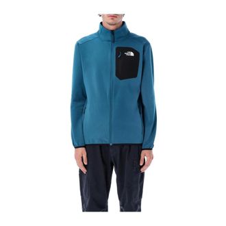 The North Face Homme, Sweatshirts et sweats &agrave; capuche, Bleu, Taille: XL Polaire zipp&eacute;e Crest