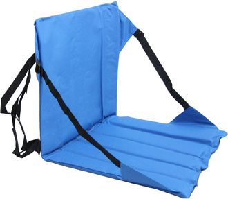 Generico Stadionsitze - Stuhl mit Lendenwirbelst&uuml;tze | zusammenklappbares Sitzkissen zum Sitzen auf dem Boden f&uuml;r Strand, Picknick, Fu&szlig;ball, Konzerte, Spiele, 