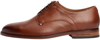 Tommy Hilfiger Herren Derby Schuhe Thunit aus Leder, Braun (Winter Cognac), 41