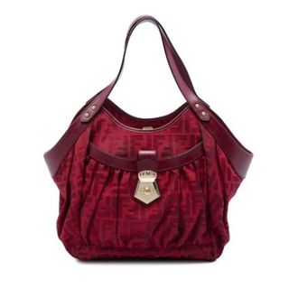 Fendi Pre-owned Canvas Tote Bag - - Pre-owned - Damen - Rot - ONE SIZE