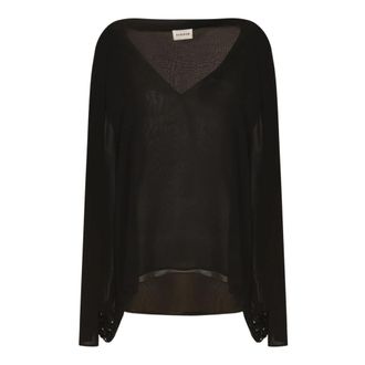 P.A.R.O.S.H. Shirt - - Tops - Damen - Schwarzk - M