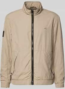 Camel Active Blouson mit Logo-Print und Stehkragen