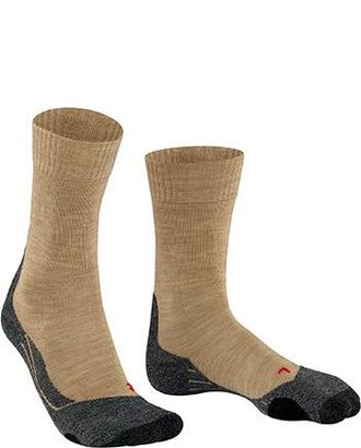 Falke Herren Socken beige Merinowolle unifarben