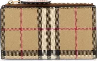 Burberry Bedrucktes Canvas Portemonnaie - - Accessories - Damen - Mehrfarbig - ONE SIZE
