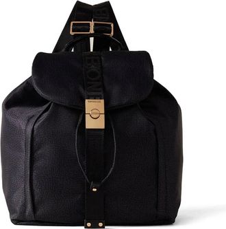 Borbonese Femme, Sacs, Noir, Taille: ONE Size Fold Sac à dos Noir