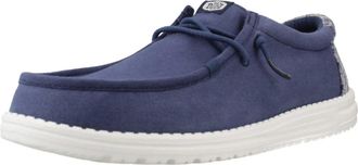 Hey Dude Homme, Chaussures, Bleu, Taille: 43 EU Wally Surf Wash