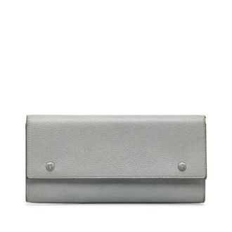 Celine Pre-owned Vintage Leder-Geldb&ouml;rse - - Pre-owned - Damen - Grau - ONE SIZE