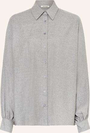 SoSUE Sosue Hemdbluse Antonia Aus Flanell grau