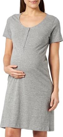 Mama Licious Mlmira Lgm JRS Nightgown 2F A E. Noos Chemise de Nuit, Gris, S Femme
