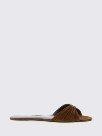 Saint Laurent Sandales &agrave; Talons Femme couleur Marron