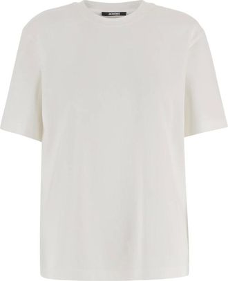 Jacquemus Homme, Tops, Blanc, Taille: XL The Collection T-shirt