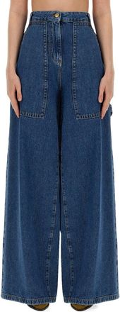 Etro 100% Cotton Jeans - Blue