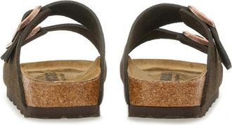 Birkenstock Unisex Arizona Sandals Brown Birko-Flor Upper
