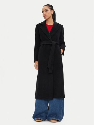 Max & Co. Wollmantel Longrun 2428016034200 Schwarz Regular Fit