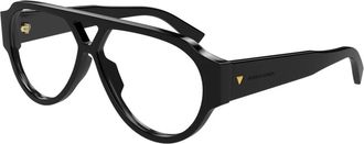 Bottega Veneta Homme, Accessoires, Noir, Taille: 59 MM Lunettes de soleil aviateur