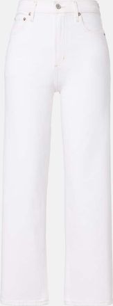 A Gold E Cropped Wide-Leg Jeans Ren