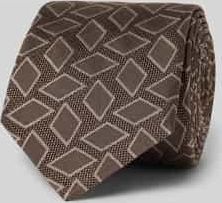Willen Krawattenfabrik Krawatte aus Seide im Allover-Look (7,5 cm)